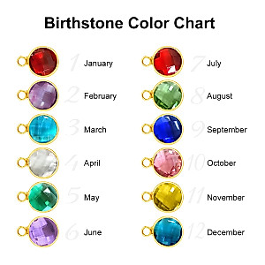 Custom Stethoscope ID Tag for Nurses, Personalized Birthstone Charm Tags Nursing Stethoscope Accessories Graduation Gifts for RN, Medical Student, Doctor