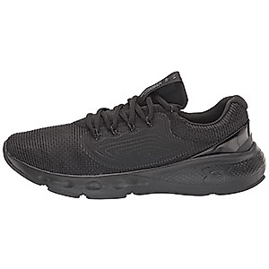 Under Armour Men's Charged Vantage 2 Road Running Shoe, Black (002)/Black, 9