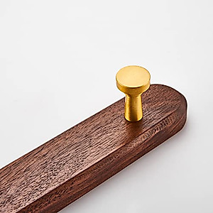 Wood Wall Mount Hooks, Modern Coat Hooks, Coat Rack Wall Mounted Hangers for Clothes, Keys, Plants, Towels, Wooden Hat Hooks for Entryway, Bathroom