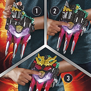 Power Rangers Dino Knight Morpher Toy with Lights, Sounds and Red Ranger Key - 5+ Years