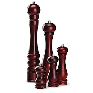 Cole & Mason Precision Grind Forest Capstan Pepper Mill, Stained Beech Wood/Walnut, 31.5 cm