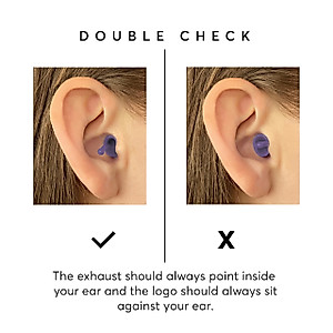 Flare Calmer – Ear Plugs Alternative – Reduce Annoying Noises Without Blocking Sound – Soft Reusable Silicone - Translucent