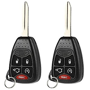 2 Key Fob fits Chrysler 200 Aspen Sebring/Dodge Avenger Durango/Jeep Commander Grand Cherokee Liberty