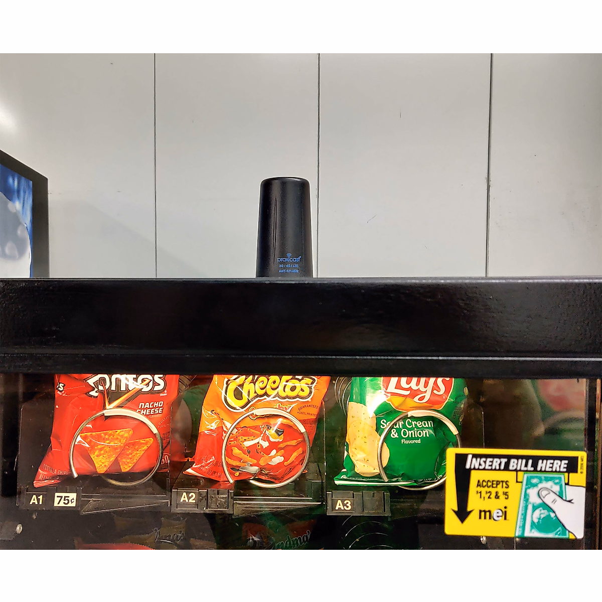 Proxicast Vandal Resistant 2x2 MIMO Low Profile 4G/5G Omni-Directional Screw Mount Antenna - 10 ft Coax Leads - for Cisco, Cradlepoint, Digi, Pepwave, Sierra Wireless and Others (ANT-121-M22)