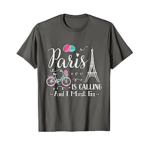 Cute Paris France Vacation Travel Christmas Gift T-Shirt T-Shirt