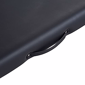 Master Massage Zephyr Lightweight Portable Massage Table Package- Tattoo Table- Spa Bed (Black, Maroon)