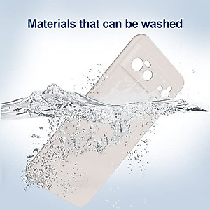 GiiYoon Silicone Case Compatible with Google Pixel 6, Full Body Silky Soft Touch Phone Case with Camera Protection, Shockproof Cover with Microfiber Lining, White