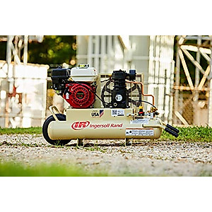 Ingersoll-Rand SS3J5.5GH-WB 5.5 Horsepower 8 Gallon Oiled Gas Twin Pontoon Compressor