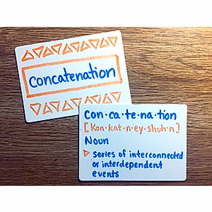 Apostrophe Games Dry Erase Blank Playing Cards, Poker Size - 2.5" x 3.5", 45 Reusable Blank Cards w/Box, Flash Cards, Board Game Cards, Study Guide & Note Cards