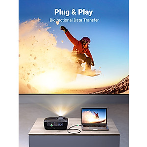 UGREEN High Speed HDMI Male to DVI 24+1 DVI-D Male Adapter Video Cable Gold Plated Support 1080P for HDTV, Plasma, DVD and Projector ,1m/ 3ft