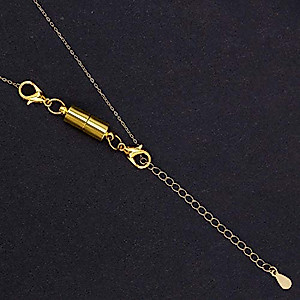 Pack of 12 Gold and Silver Color Magnetic Lobster Clasps for Jewelry. Strong Magnet Accessory for Necklace, Bracelet. DIY Friendly. (Regular)