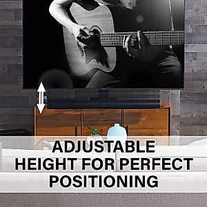 Sanus Soundbar TV Mount Designed for Sonos Arc Sound bar - Height & Depth Adjustable for Dolby Atmos - Universal Compatibility Other TV Mounts - Easy Assembly -OSSATM