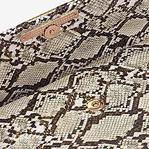 Ayliss Women's Snakeskin Bag Handbag Shoulder Clutch Purse Evening Bag PU Leather Crossbody Bag Chain Strap