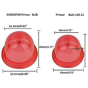 Mowtiler 4 Size 4-Feet-Long Fuel Line Gas Hose Tube for Small Engine Stihl Weedeater Craftsman Husqvarna String Trimmer Chainsaw Blower with Snap in Primer Bulb