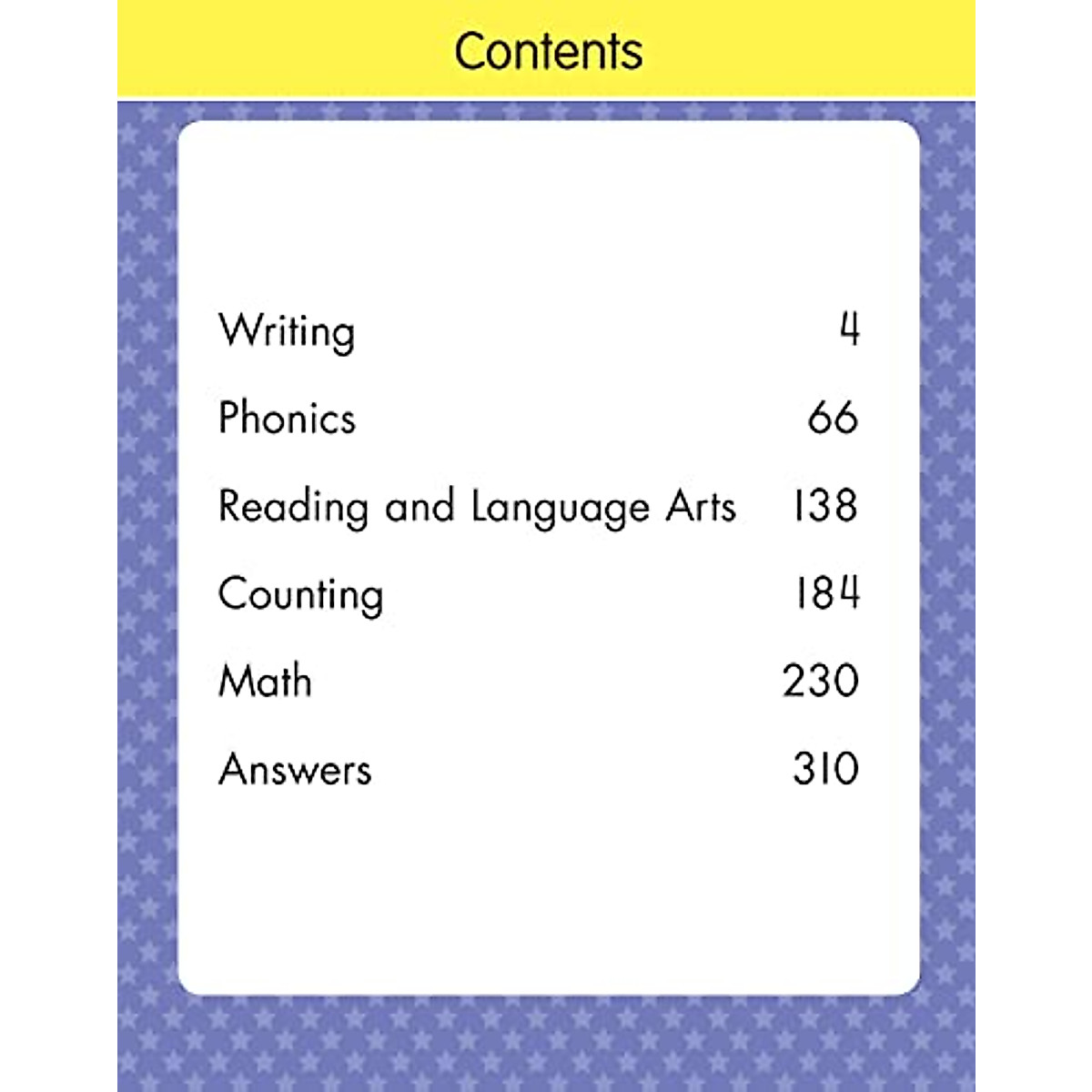 Kindergarten Big Workbook Ages 5 -6: 220+ Activities, Writing, Phonics, Reading & Language Arts, Counting and Math (Gold Stars Series)