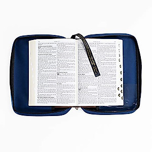 Divinity Boutique Bible Cover Basic Navy - Large (21431) | Fits Bibles up to 6.875" x 9.75" x 2.25"