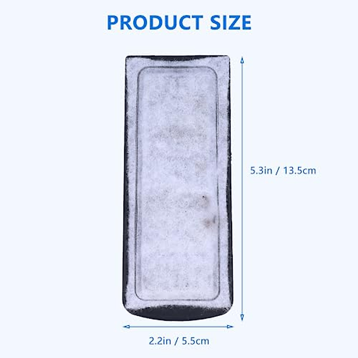 Watris Veiyi Fish Tank Filter Cartridge, 6Pcs Aquarium Filter Cotton Replacement, Wall Mounted Filter Accessory Cartridge Carbon Supplies