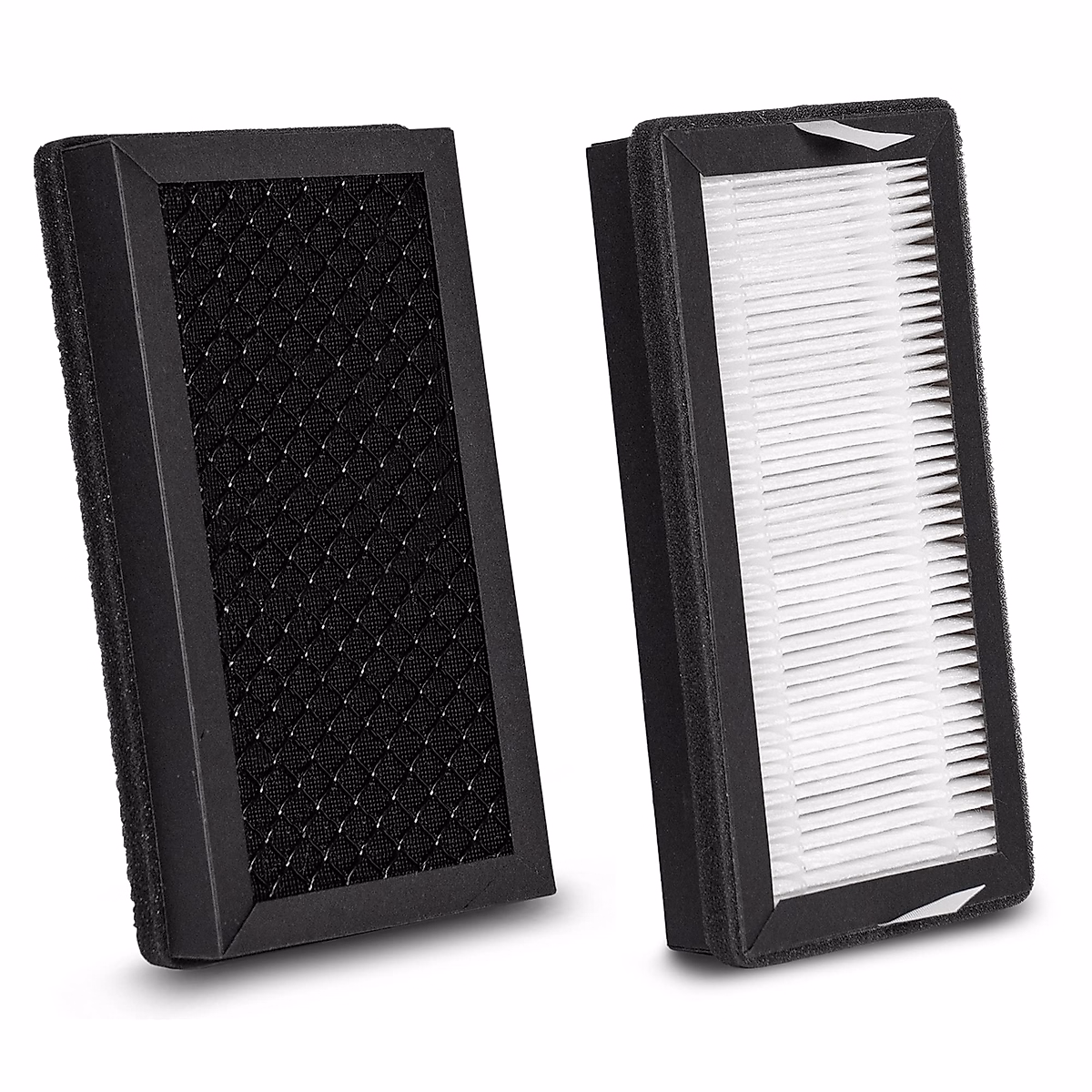 EyeVac Air Official Air Filters - Air Purification Replacement Filters (2-pack) | Dual Filtration - True HEPA H13 & Activated Carbon