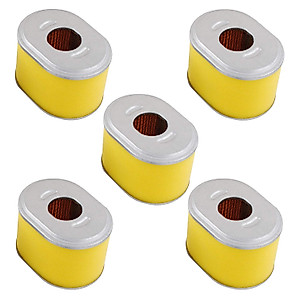 GX160 Air Filter Fit for 5.5HP 6.5HP GX140 GX160 GX200 Engines Replace 17210-ZE1-517 17210-ZE1-822 17210-ZE1-505 (5 Packs)