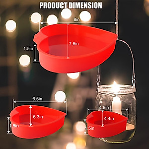 3 Pcs Cake Silicone Molds,Heart Shape Silicone Mold for Baking Homemade Dining,Reusable Silicone Fondant Mold Rainbow Mousse Cake Molds Cake Pan Air fryer Silicone Liners（8 In&6In&4In）