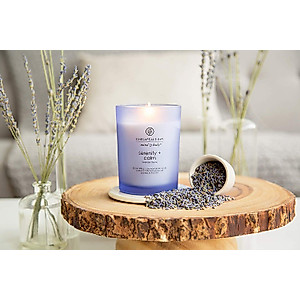 Chesapeake Bay Candle Scented Candles, Serenity + Calm (Lavender Thyme) Medium Jar, 2-Pack, Perfect for Home Décor and Gifting
