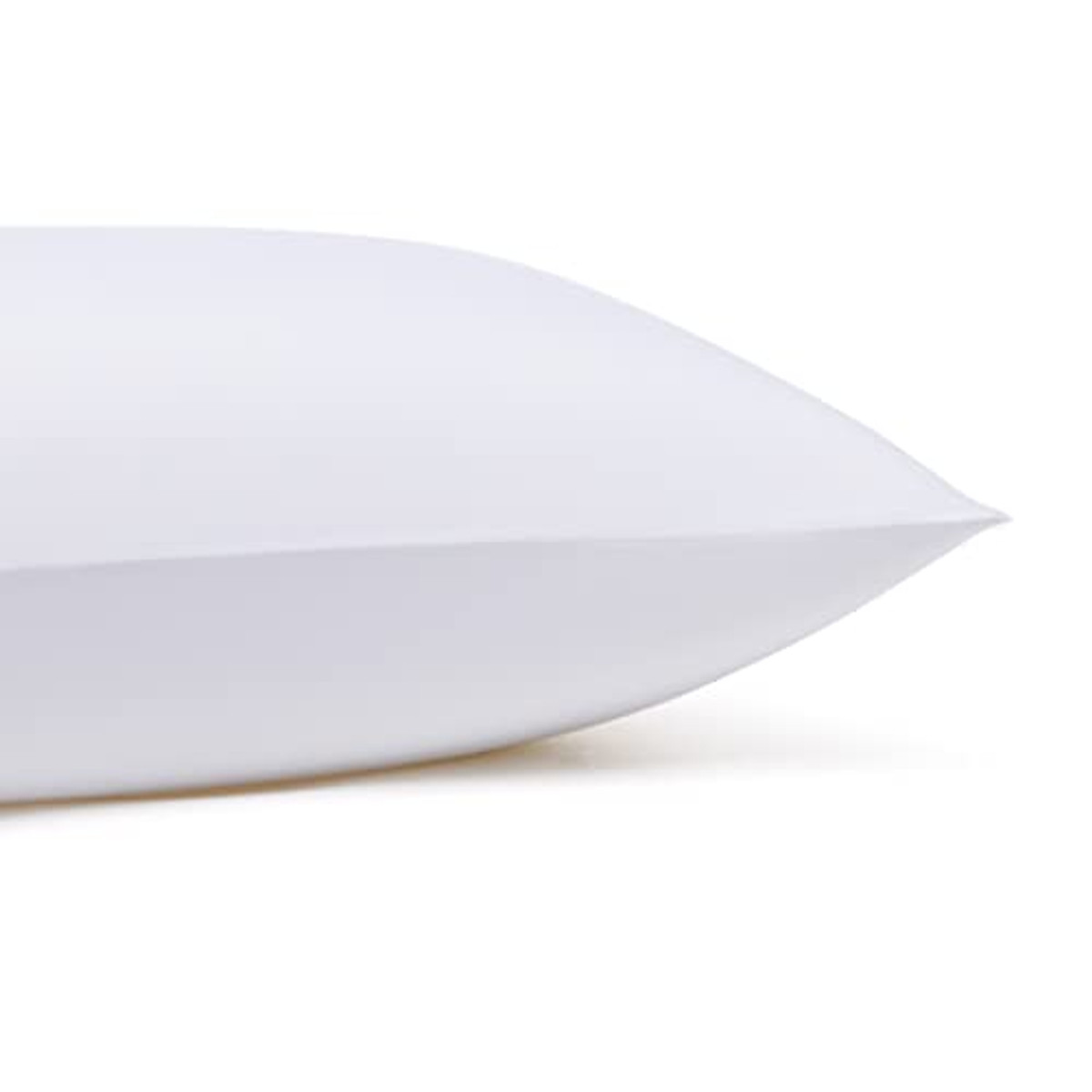 Amazon Basics Lightweight Super Soft Easy Care Microfiber 4 Piece Bed Sheet Set With 14-Inch Deep Pockets, Queen, Bright White, Solid