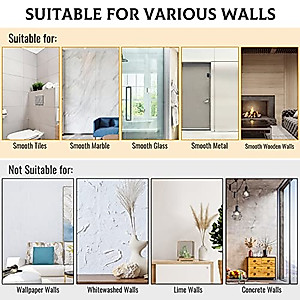 YASONIC Bathroom Shower Organizer, 3-Pack Adhesive Shower Caddy with Soap Holder and 12 Hooks, No Drilling Wall Mounted Rustproof Stainless Steel Shower Shelf, for Inside Shower, Bathroom, Black