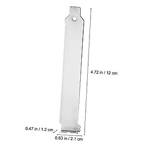 12pcs Pci Slot Cover Computer Accessory Pci Slot Blanking Plate Computer Case Blank Chassis Bits Block Computer Chassis Block Computer Part Pci l Blank Bracket