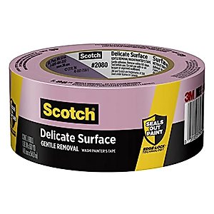 Scotch Delicate Surface Painter's Tape, 1.88" Width, 2080, 1 Roll