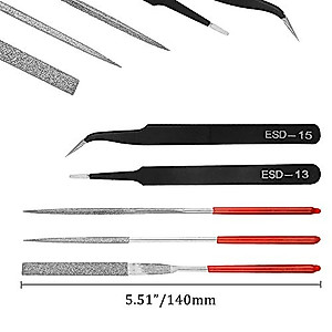 Bigstone 19 PCS Gundam Model Tools Kit Hobby Building Tools Set for Cars, Airplanes, Buildings, Gundam, Robots Models Building Repairing and Fixing ext.