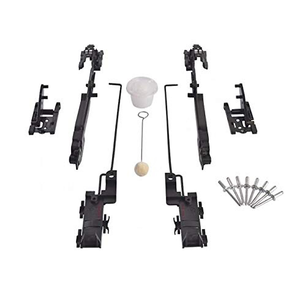 Sunroof Track Assembly Repair Kit for Ford F150 F250 F350 F450 Expedition Lincoln Navigator Mark LT 2000-2016 | Best Sun Roof Replacement Track Parts for F-150 Truck | Premium Car Accessories