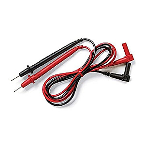 YXQ Banana Plug Multimeter Probe Pen Testing Connecting Cable Stick 2.6Ft 1000V Black Red Pair for Digital Multimeter Meter Multi Tester Lead Wire Voltmeter 1Pair