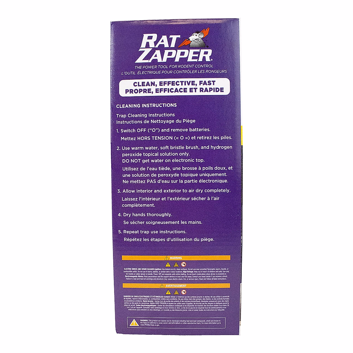 Rat Zapper Classic RZC001-4 Indoor Electronic Mouse and Rat Trap - 1 Electric Trap