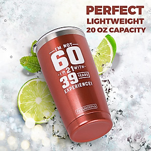 60th Birthday Gifts For Women, 1963 Birthday Presents, 60th Birthday Gift Ideas For Her, Happy Birthday Gifts For 60 Year Old Woman, Turning 60 Decorations, 20 oz Wine, Coffee Tumbler, Mug, Cup