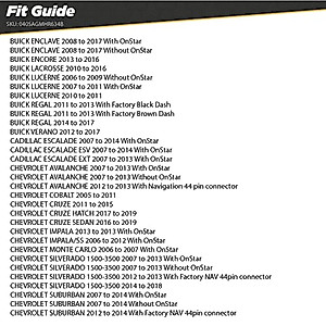 Scosche Compatible with Select 2005 to 2020 Buick, Cadillac, Chevrolet, GMC, Hummer, Pontiac and Saturn Vehicles 6.5” - 6.75” Speaker Adapters for (1 Pair) SAGMHR634