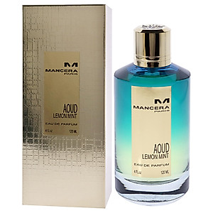 MANCERA Eau de Parfum Spray, Aoud Lemon Mint, 4 Fl Oz