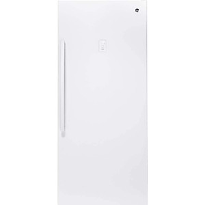 GE - 21.3 Cu. Ft. Frost-Free Upright Freezer - White Model:FUF21SMRWWW