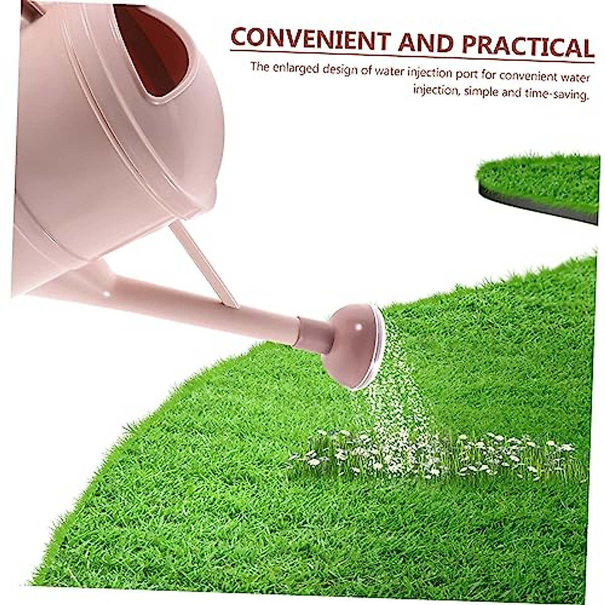 MERRYHAPY Gardening Watering Can Plastic Carafe Spray Bottles for Plants Jug Water Bottle Garden Watering Decorate Water Bottle Garden Watering Can Long Mouth Watering Pot Juicy Kettle Set