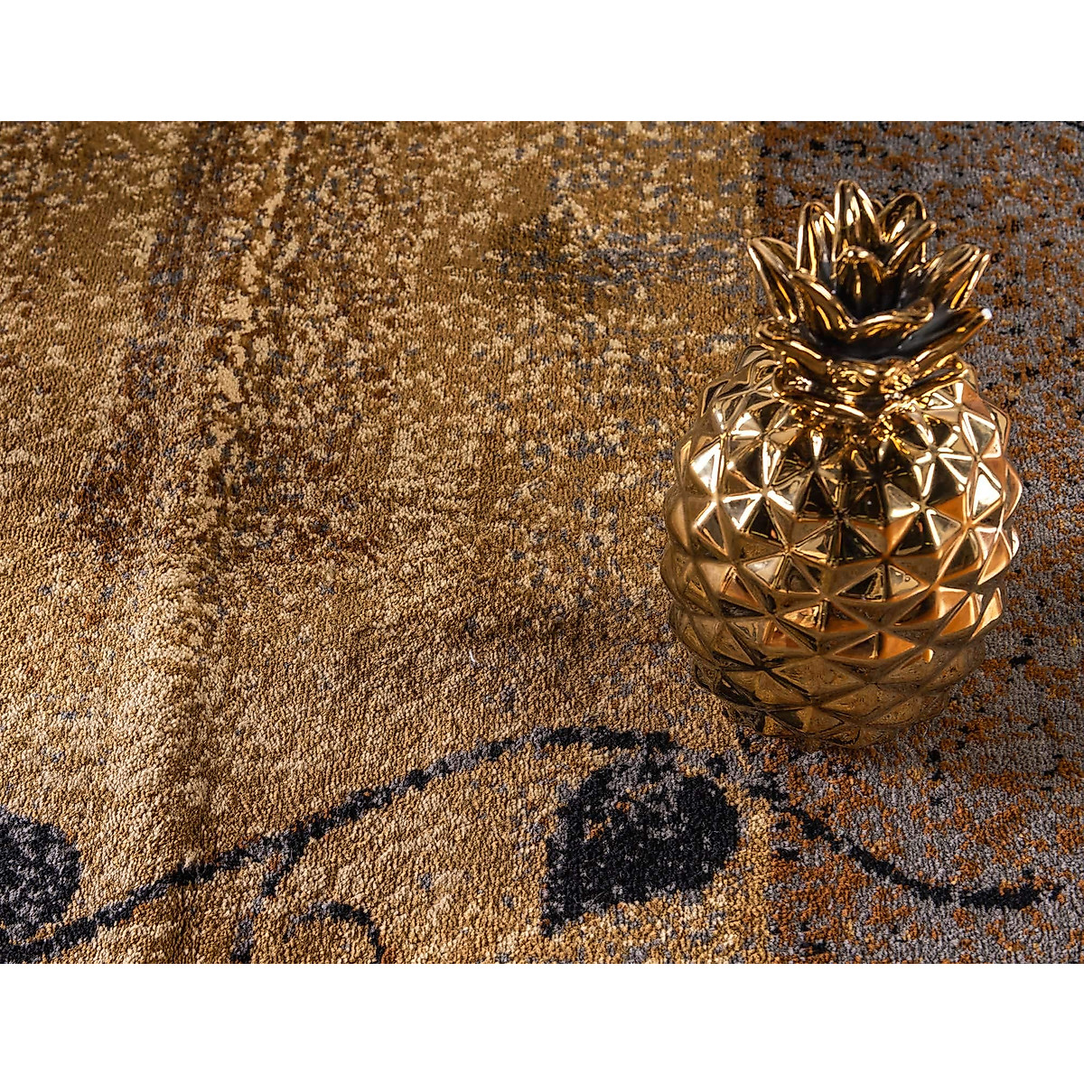 Unique Loom Barista Collection Area Rug - Excelsa (2' 2" x 3' 1" Rectangle, Beige/ Brown)