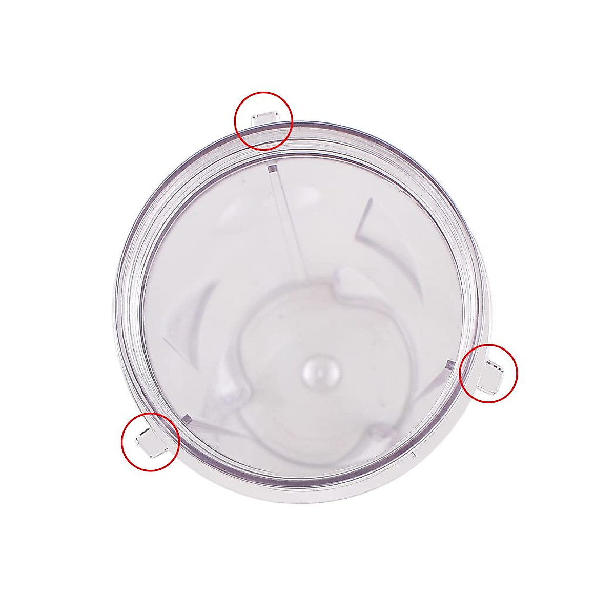 Anbige Replacement Parts 3 tabs cups intended for Nutri Ninja Blender, 2 Pack 16-ounce Single Serve Cup and Sip&Seal Lid Fit Ninja BL200 30/ BL201 30/BL201C 30/BL203QBK