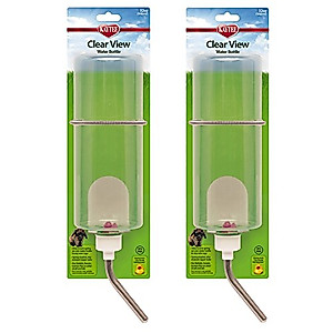Kaytee Clear Water Bottle 32-Ounce Extra Large Size - 2 Pack
