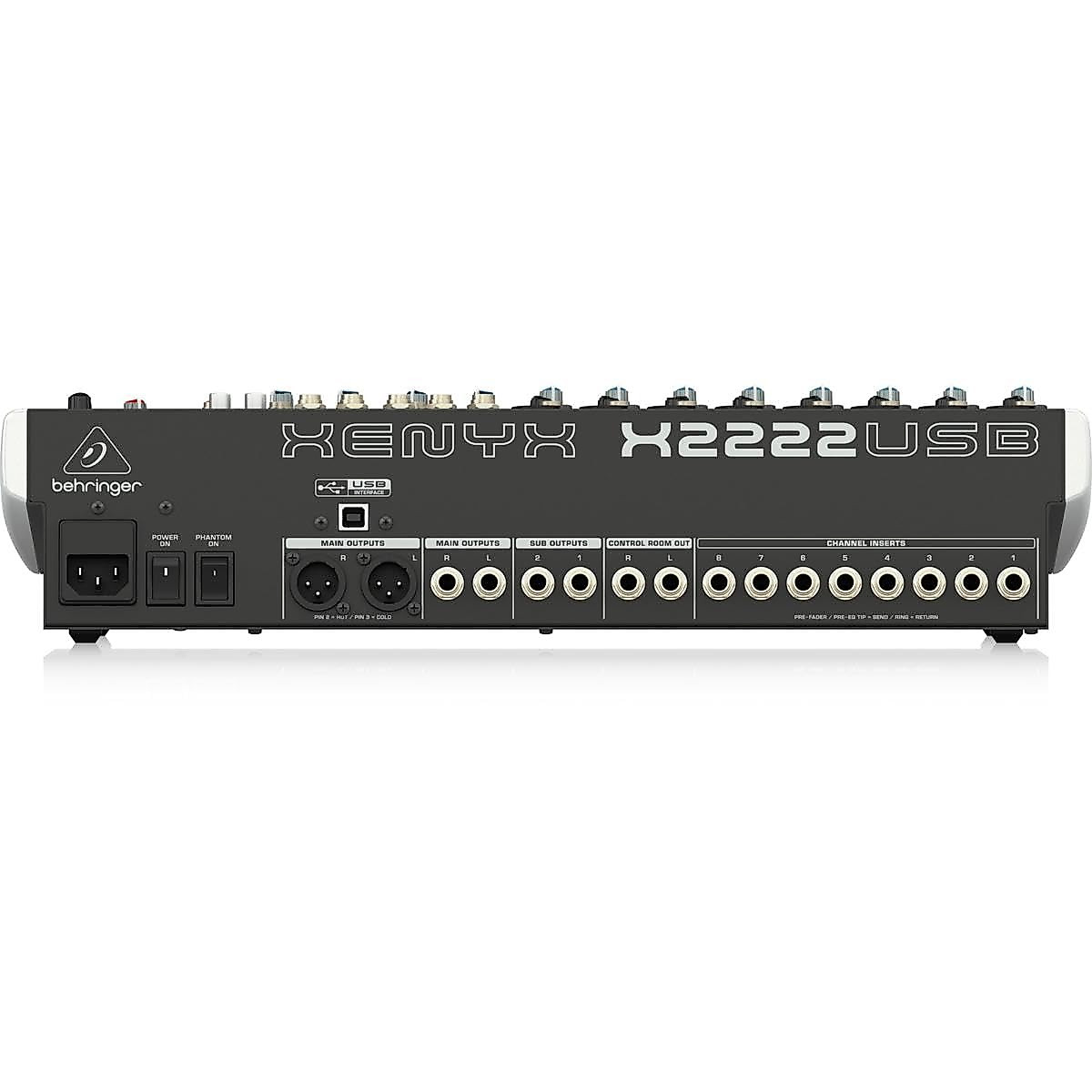 Behringer Xenyx X2222USB Mixer with USB and Effects
