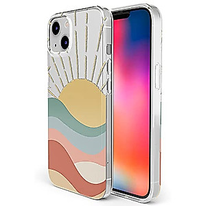 Casely iPhone 13 Sun-Themed Case | Colorblock Sunset Sunrise Pattern | Drop Test Certified & Camera Lens Protection