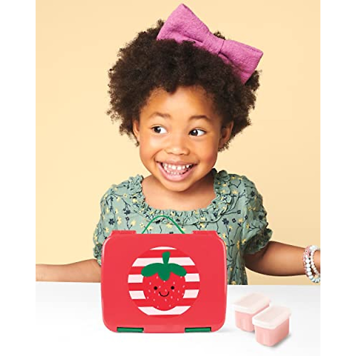 Skip Hop Kids Bento Lunch Box, Ages 3+, Strawberry