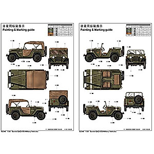 Trumpeter Soviet GAZ-67B Military Vehicle Model Kit