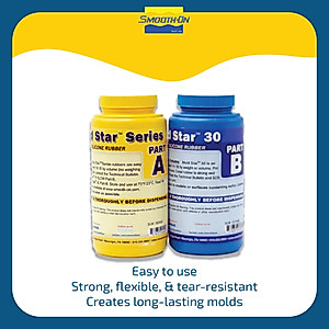 Mold Star 30 - 1A:1B Mix by Volume Platinum Silicone Rubber - Pint Unit