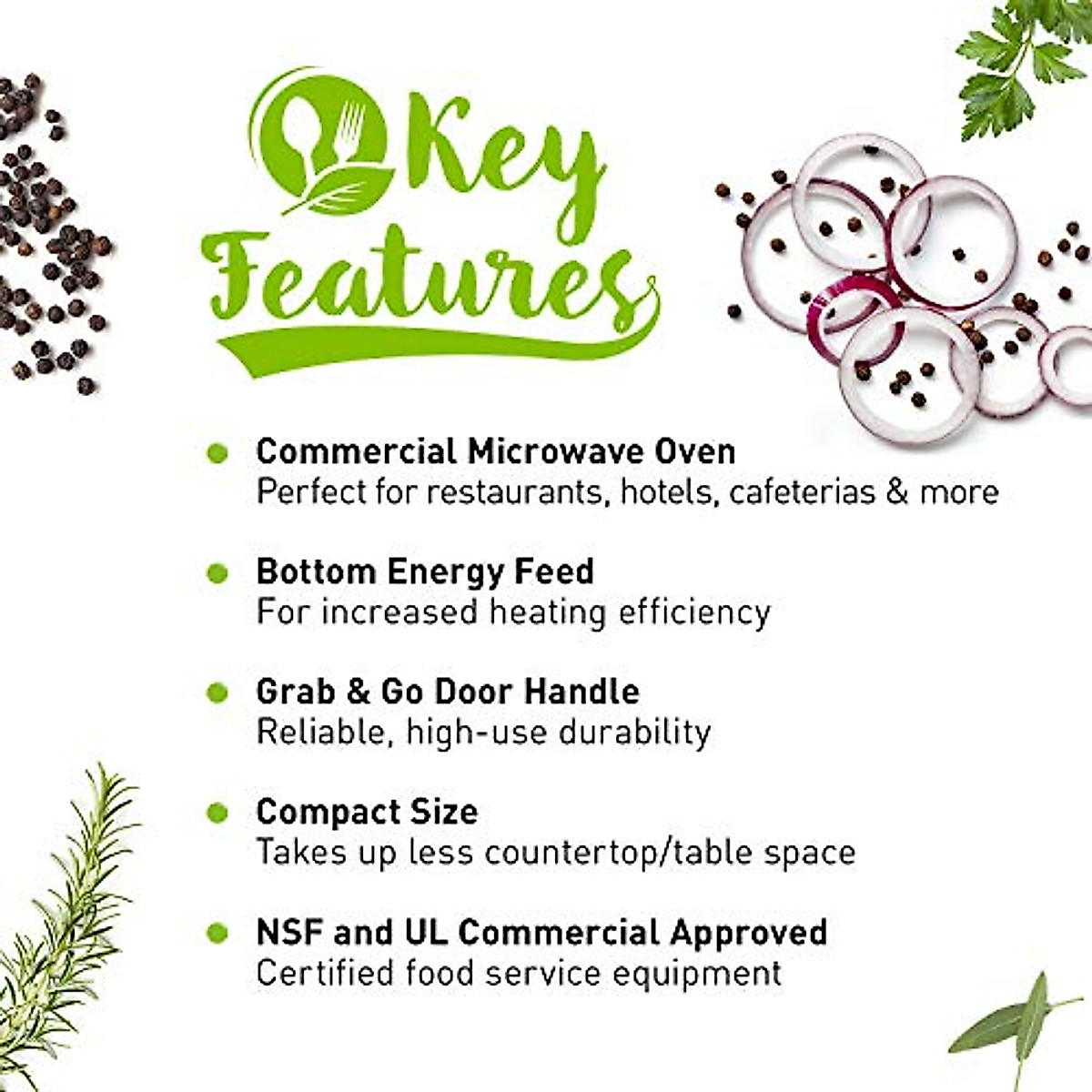 Panasonic Countertop Commercial Microwave Oven with 10 Programmable Memory and Touch Screen Control, 1000W of Cooking Power - NE-1054F - 0.8 Cu. Ft (Stainless Steel) & Nordic Ware Deluxe Plate Cover