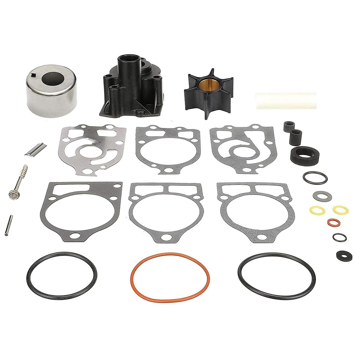 Water Pump Kit Fits Mercruiser Alpha One/Mercury 2-Stroke Outboards Replaces 46-96148Q8 18-3517