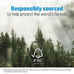 HP Professional Business Paper, Glossy, 8.5x11 in, 52 lb, 50 sheets, works with laser printers (4WN11A)