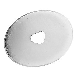 45mm Round Knife Blade Replacement Kit, SKS -7 Material, 6 Layers Fabric Cutting, Suitable for Paper, Fabric, Leather, Rotating Blade for Efficient Cutting
